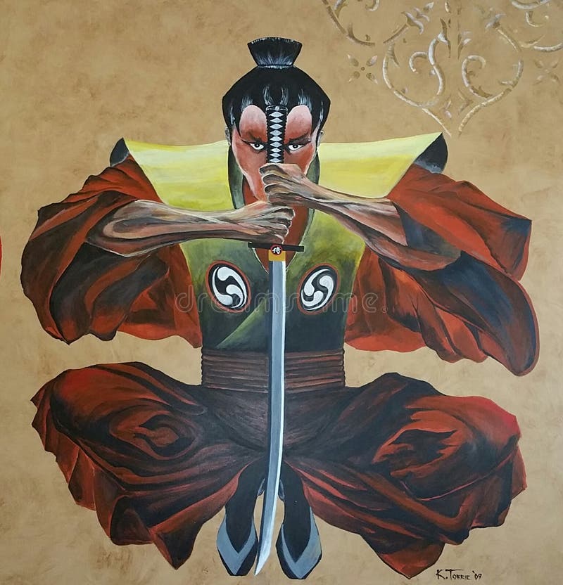 Samurai Mural Bishop Arts District, Dallas, Texas Editorial Photography ...