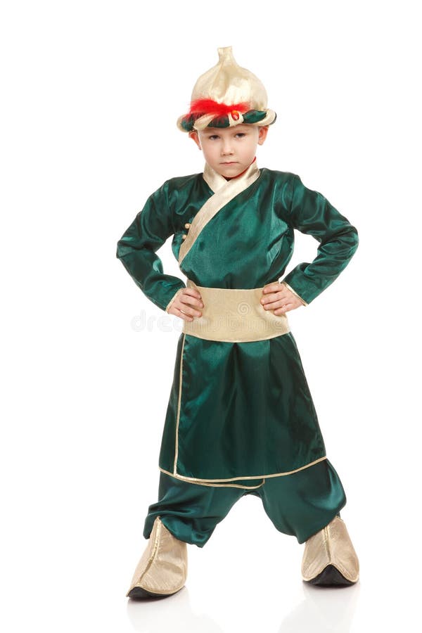 Boy with Children Samurai Swords Stock Photo - Image of learn, chinese ...