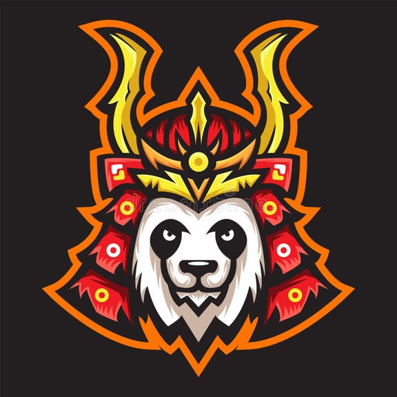 Samurai Panda Cartoon Illustration Stock Vector - Illustration of fight, isolated: 234036651