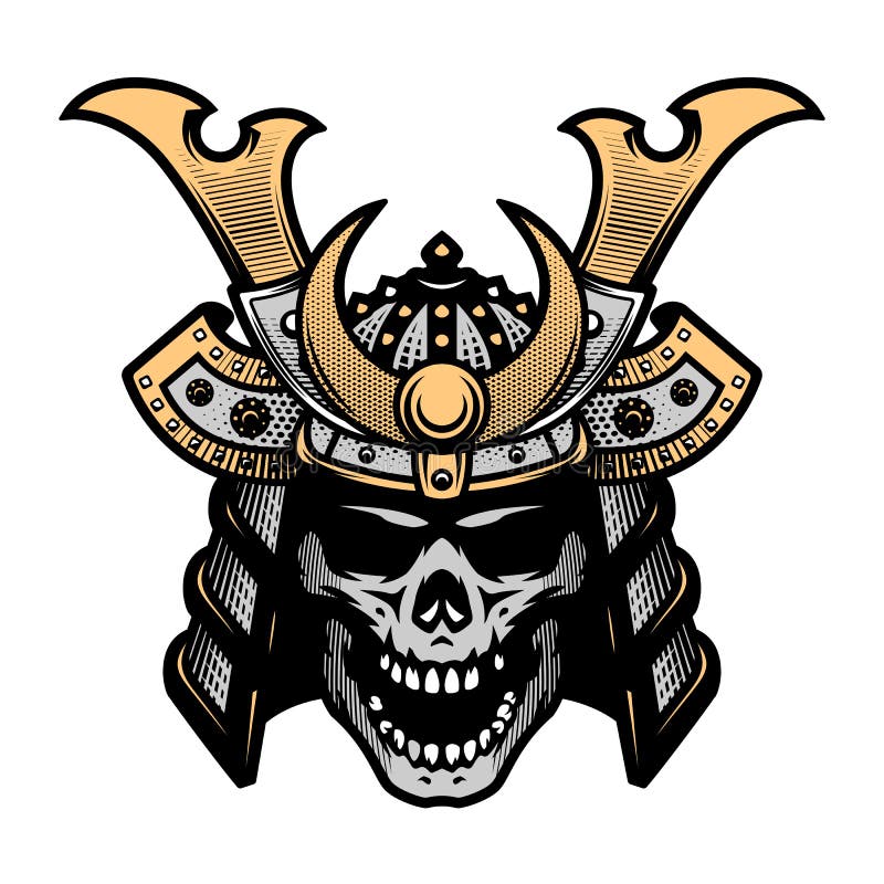 Samurai Head Drawing