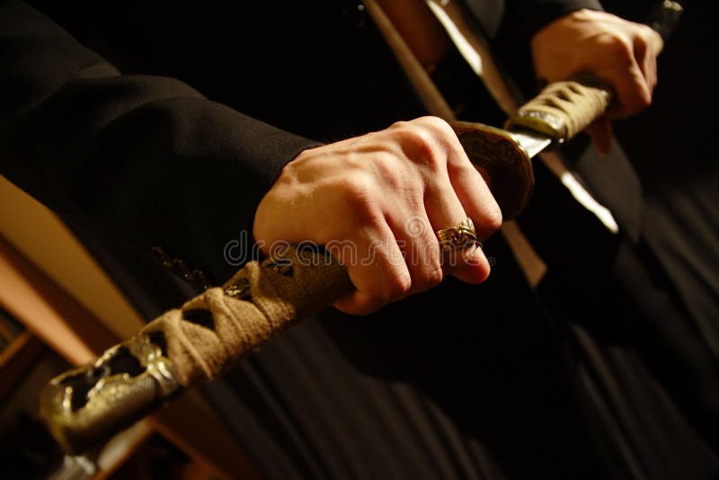 Samurai sword stock image. Image of asia, aikido, close - 4290193