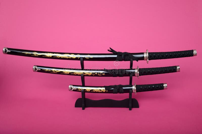 Samurai Swords stock photo. Image of guard, rapier, attack - 47932582