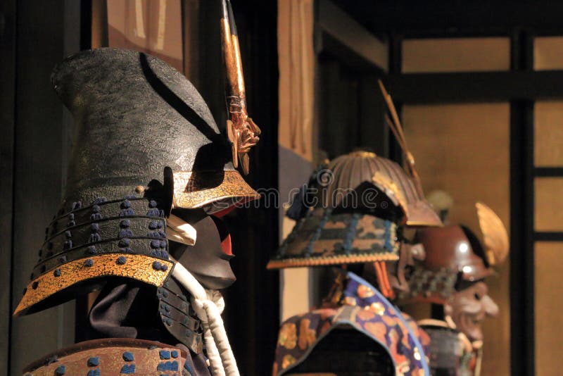 Samurai armour stock photo. Image of front, fighters - 53186060