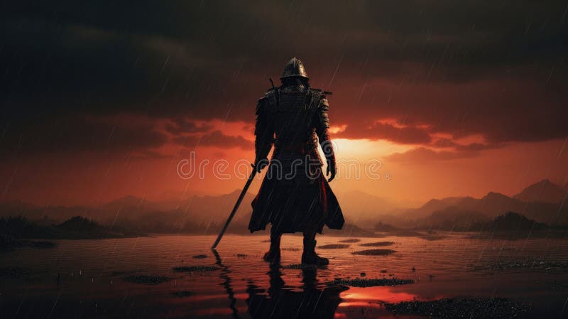 Samurai Walking Stock Illustrations – 136 Samurai Walking Stock ...