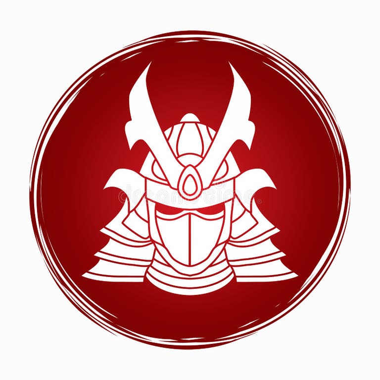 Samurai Head Silhouette Stock Illustrations – 901 Samurai Head ...