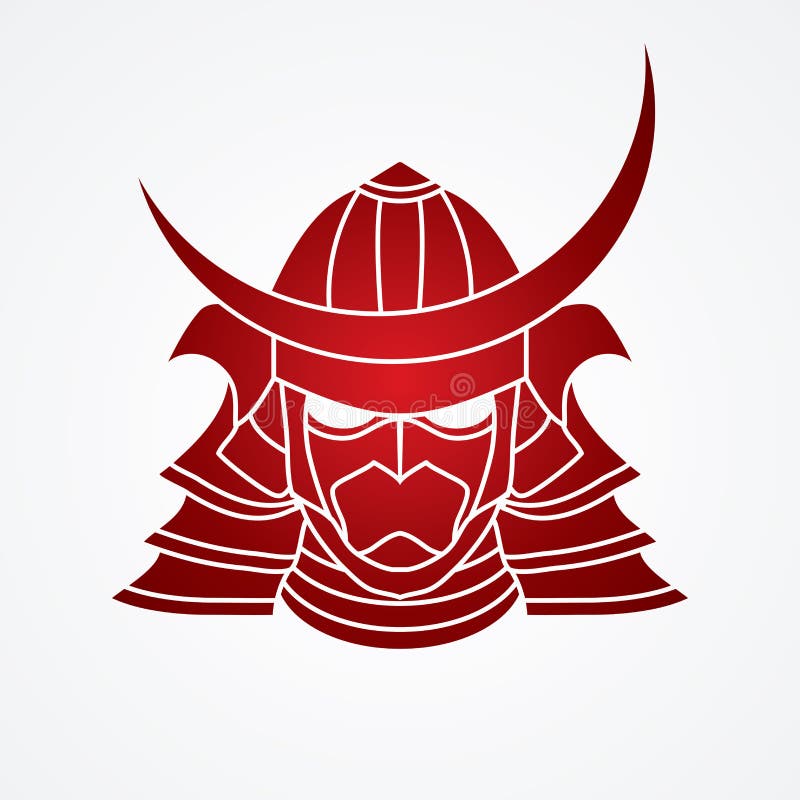Cartoon Samurai Mask