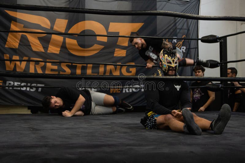 Samuray Del Sol, Kalisto Has a Wrestling Seminar Editorial Photo ...