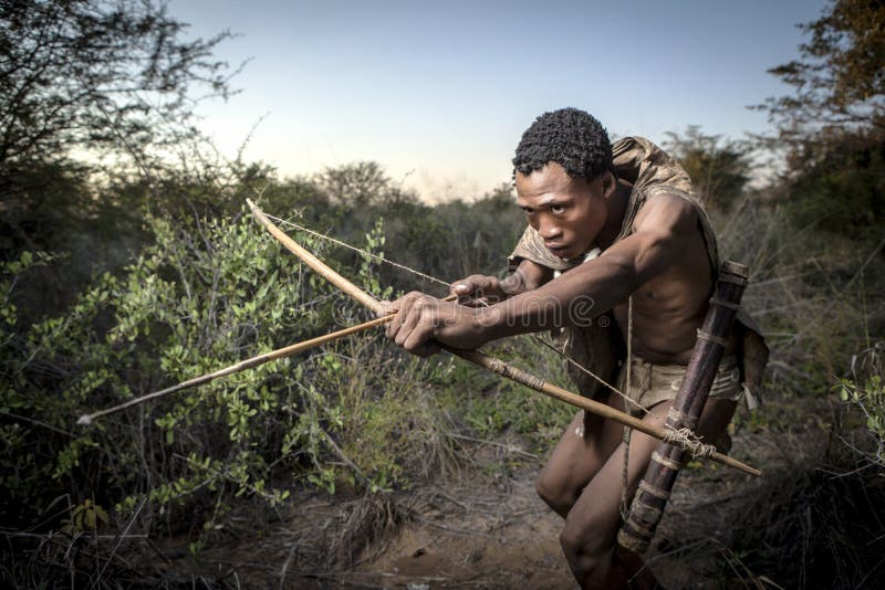 Jacht Van De San-Bosjesmannen Redactionele Stock Foto - Image of stam ...