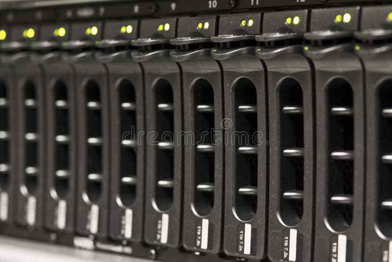 SAN Data Storage stock photo. Image of metallic, backup - 29582510