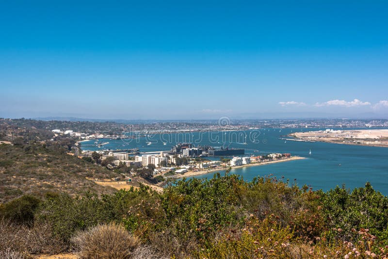 San Diego View from Point Loma, California Stock Photo - Image of ...