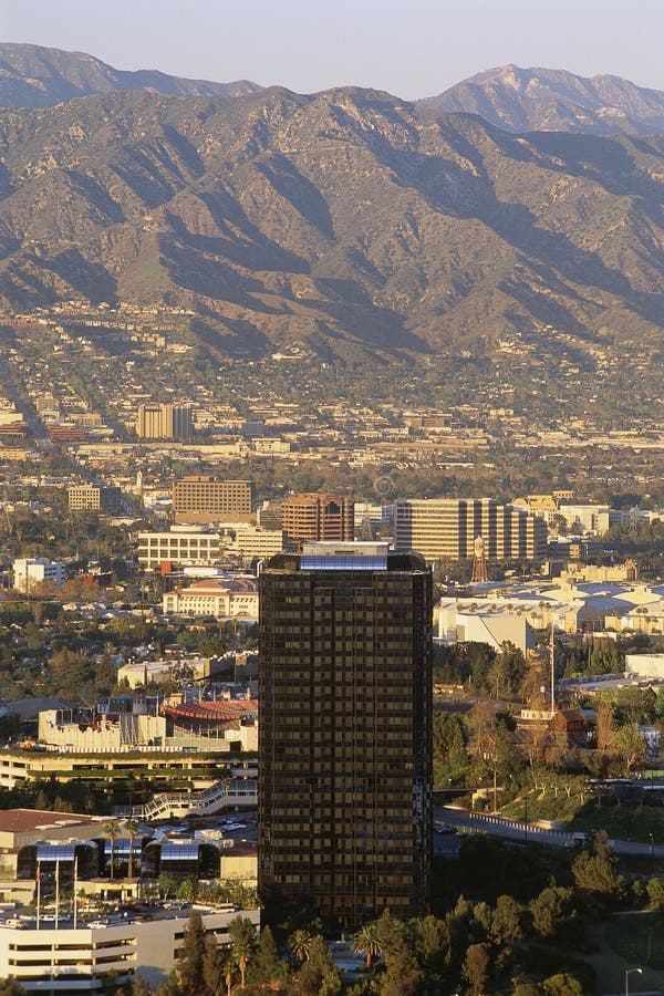 San Fernando Valley, California Elevated Afternoon View Stock Image ...