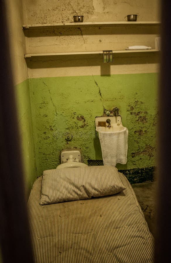 San Francisco Alcatraz Jail Cell Stock Image - Image of confinement ...