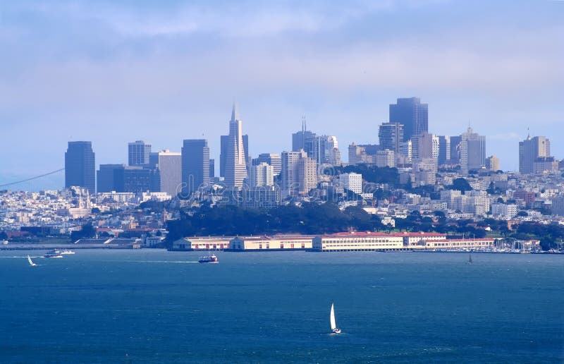 San Francisco Bay stock image. Image of water, blue, states - 7244619