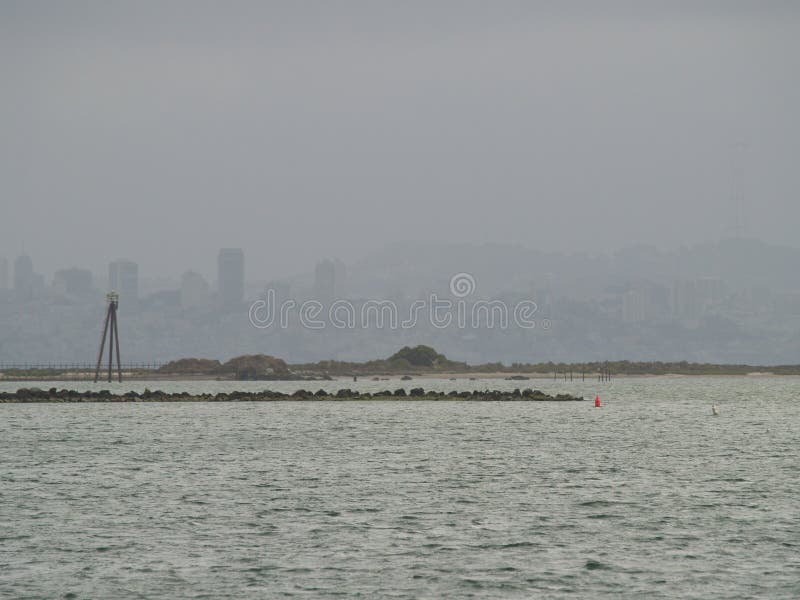 San Francisco Bay Area Ocean View Stock Image - Image of flowers ...