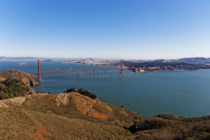 San Francisco Bay Area View Stock Image - Image of california ...