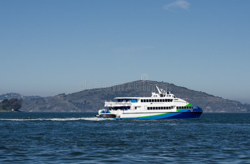 San Francisco Bay Ferry editorial photo. Image of destination - 142828791