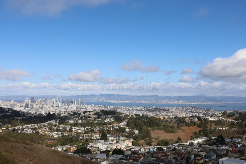 San Francisco California from Mount Davidson Editorial Photo - Image of ...