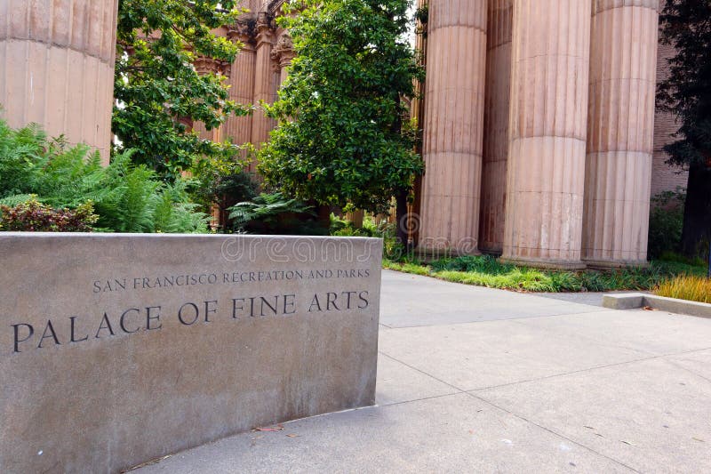 San Francisco, California: Palace of Fine Arts Editorial Photo - Image ...