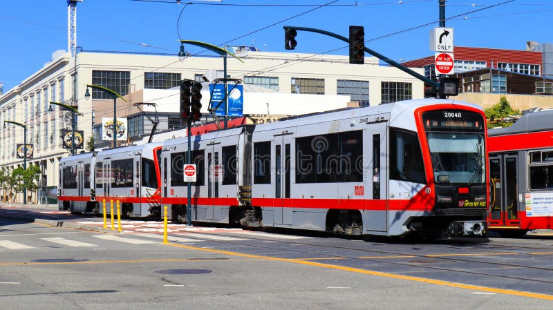 San Francisco, California: SFMTA MUNI Metro Light Rail Editorial Stock ...