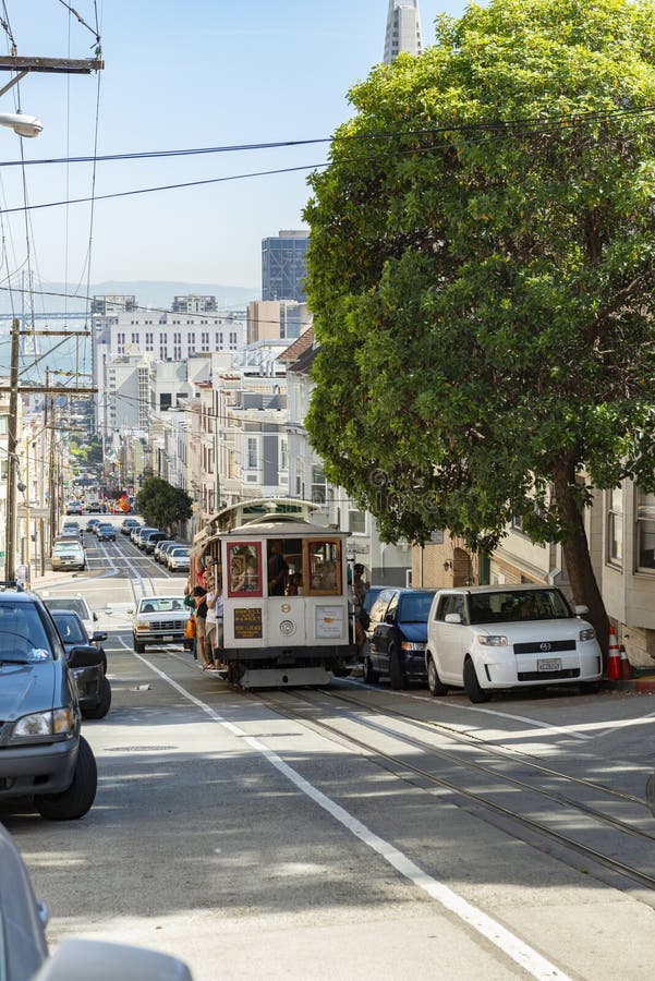 Cable Car of San Francisco in the Day Time Editorial Stock Image ...