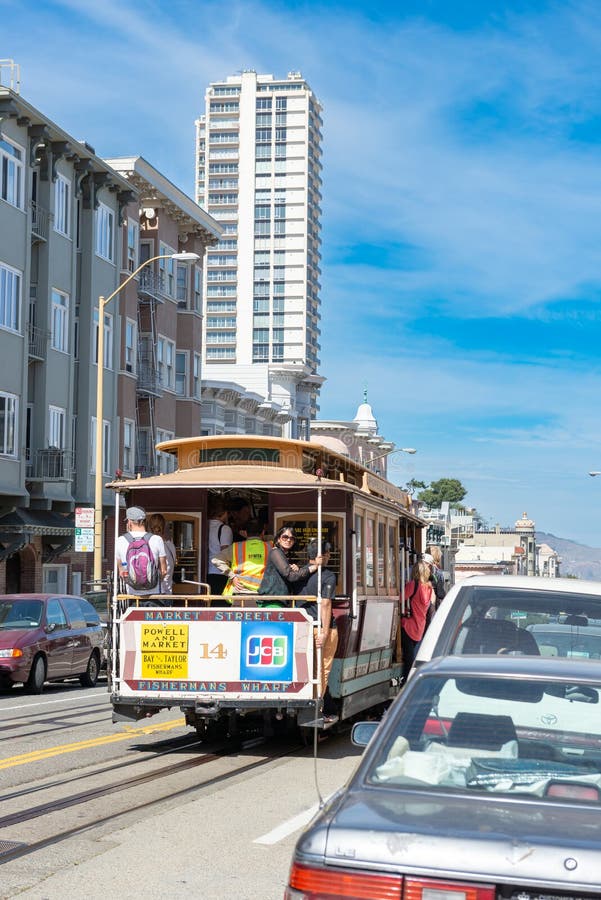 Cable Car of San Francisco in the Day Time Editorial Stock Image ...