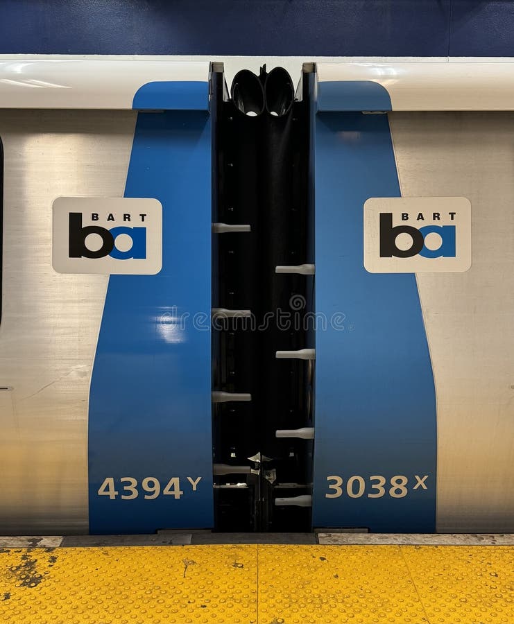 The Connection between Two BART Railway Carriages 4394 and 3038. San ...