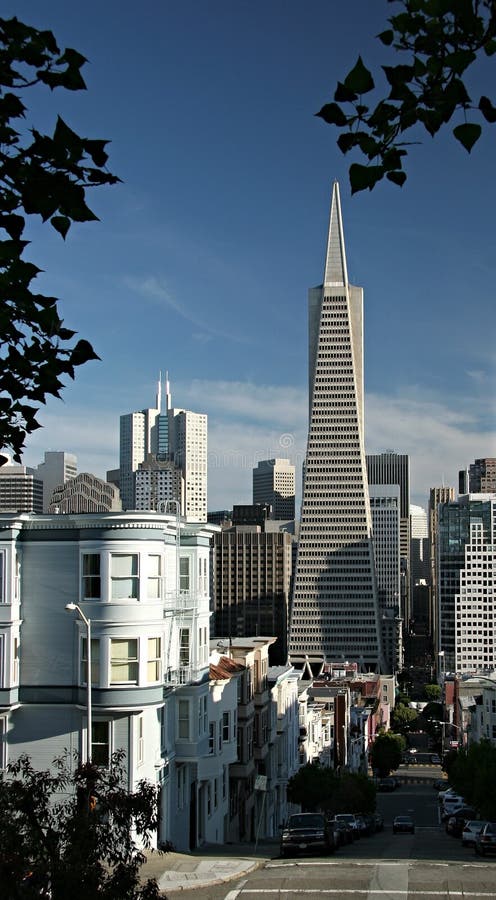 San Francisco city center editorial photo. Image of tourism - 12593981