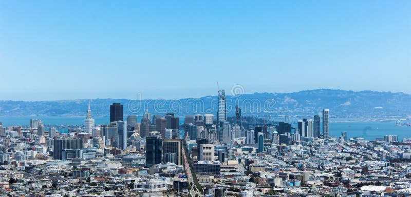 San Francisco City editorial stock image. Image of downtown - 98789944