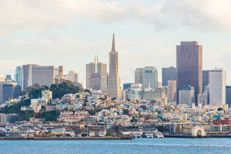 San Francisco City Downtown Editorial Photo - Image of architecture ...