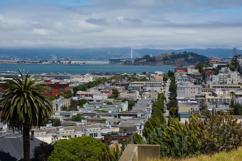 San Francisco city view stock photo. Image of crooked - 253844702