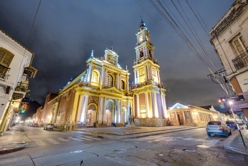 San Francisco in Der Stadt Von Salta, Argentinien Stockbild - Bild von ...