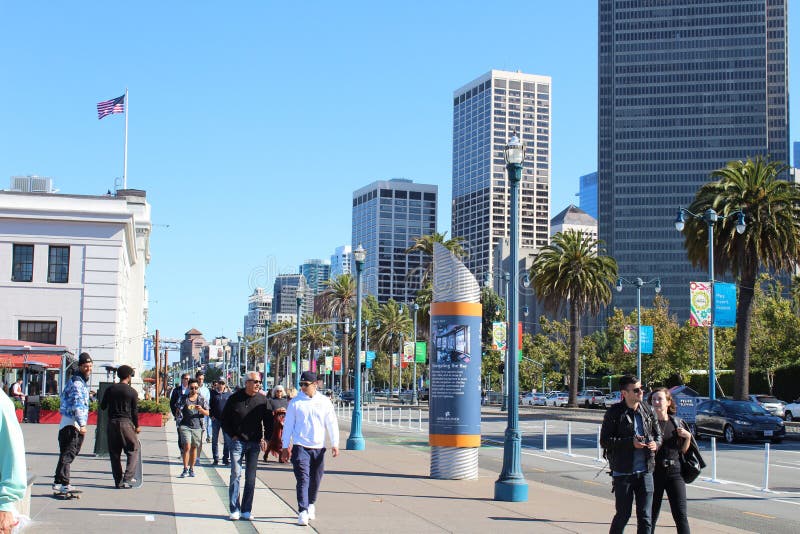 San Francisco Downtown Street during the Daytime Editorial Image ...