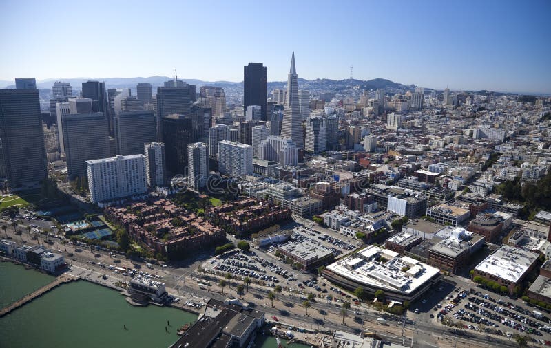 San Francisco du centre photo stock. Image du californie - 25604362