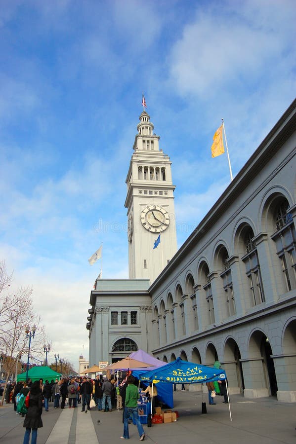 San Francisco Ferry Building, USA Editorial Stock Photo - Image of ...