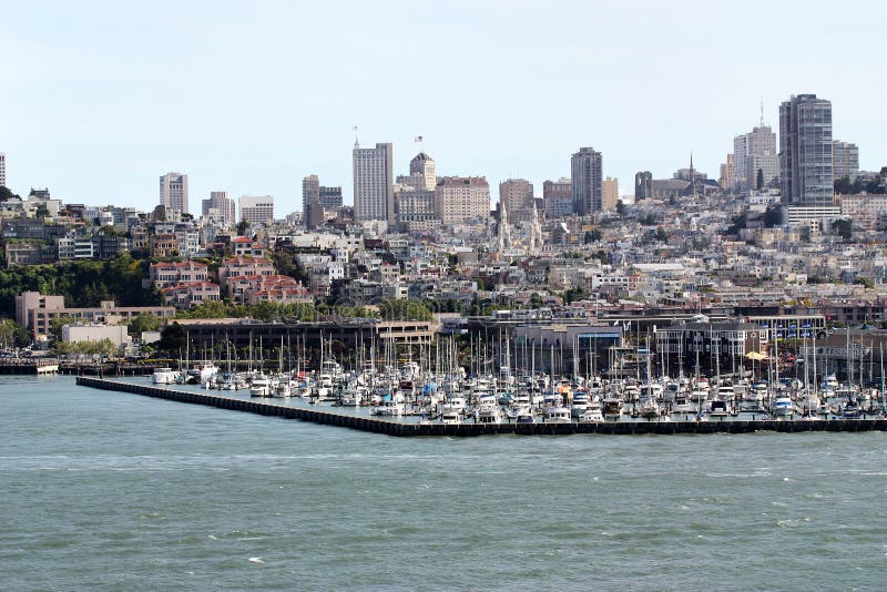 San Francisco Harbor Dawn stock photo. Image of harbor - 62518558