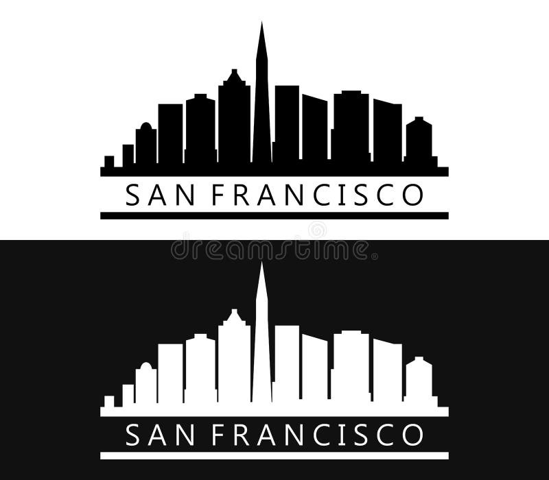 San Francisco Icon Illustrated in Vector on White Background Stock ...