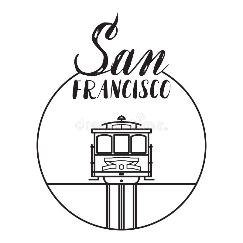 San Francisco Calligraphy Stock Illustrations – 64 San Francisco ...