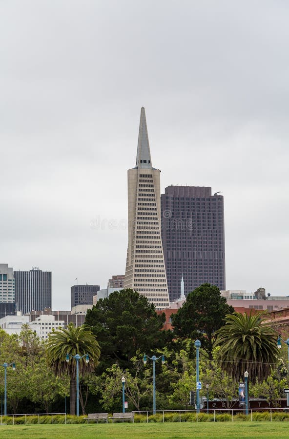 San Francisco Office Towers Editorial Stock Image - Image of america ...