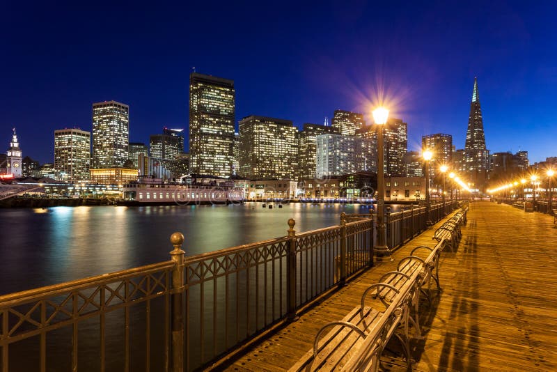 San Francisco from Pier Seven Stock Image - Image of city, pacific ...