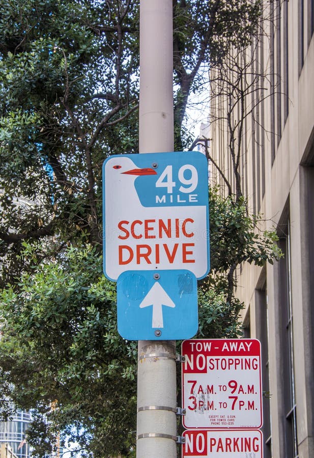 San Francisco Scenic Drive stock image. Image of eagle - 91871909