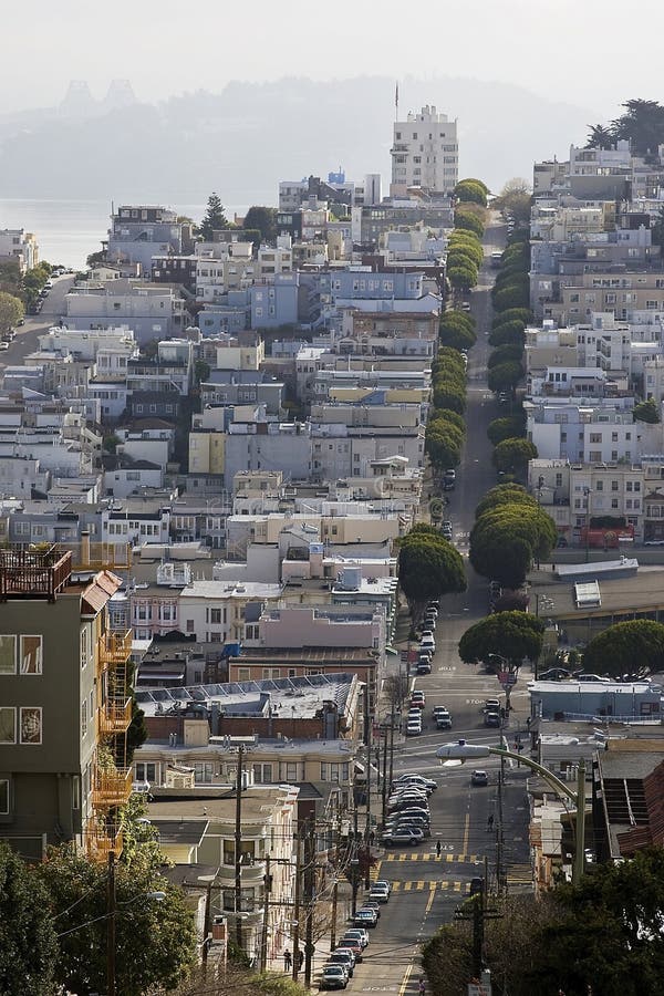 San Francisco street stock photo. Image of hill, beautiful - 17997004