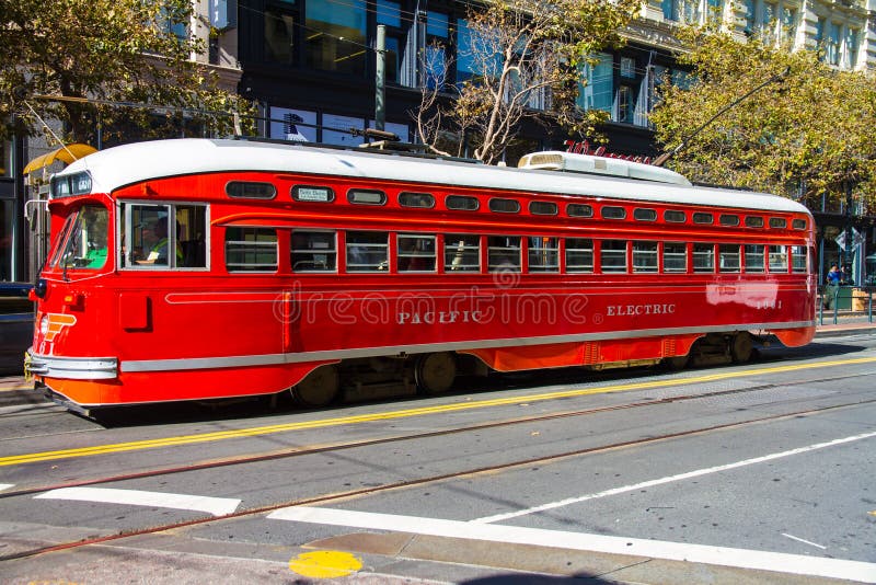 San Francisco Train editorial photography. Image of train - 46058402