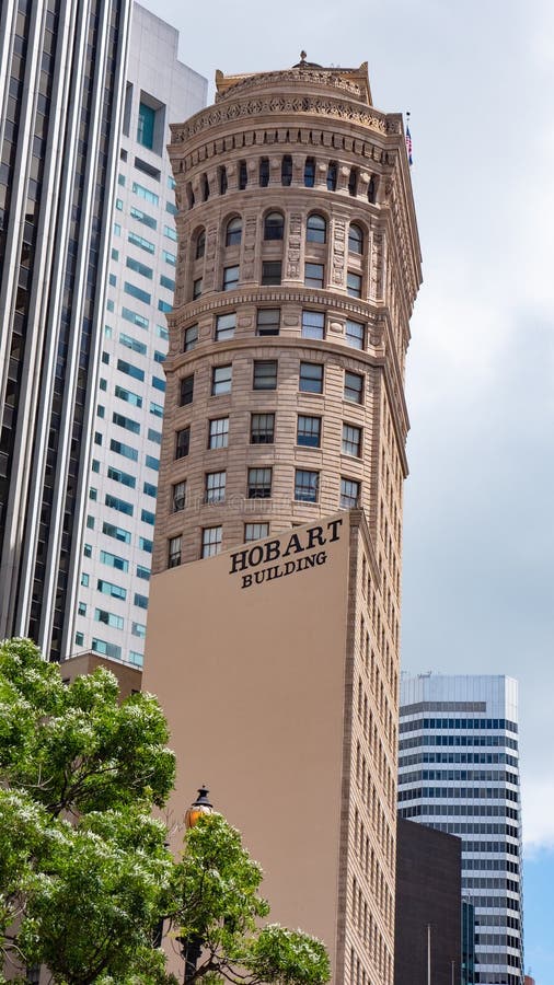 San Francisco, USA - May 19, 2019: Hobart Building Office High Rise ...