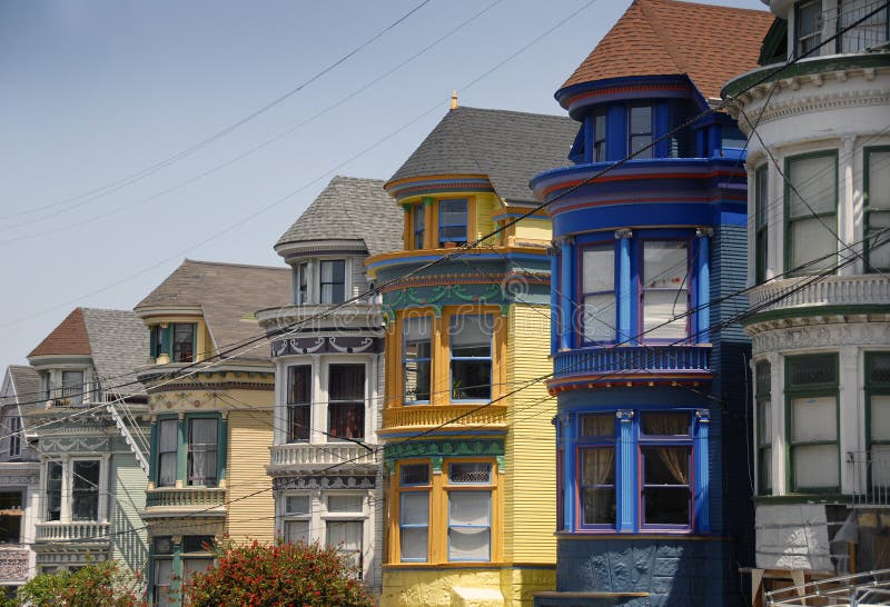 Victorian Style Houses In San Francisco