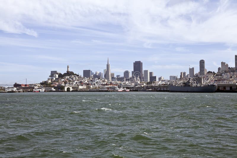 San Francisco Waterfront stock image. Image of tower - 14714115