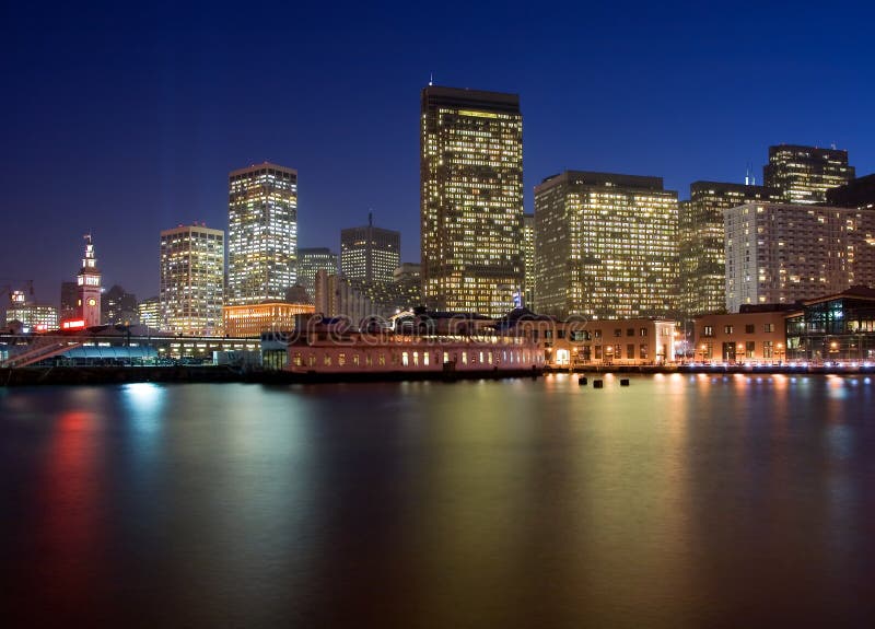 San Francisco waterfront stock photo. Image of dusk, california - 4578206
