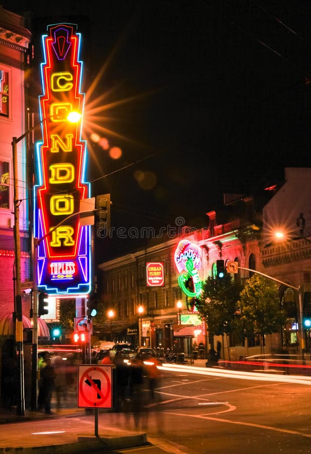 San Francisco - Wereldberoemde Condorclub Redactionele Foto - Image of ...