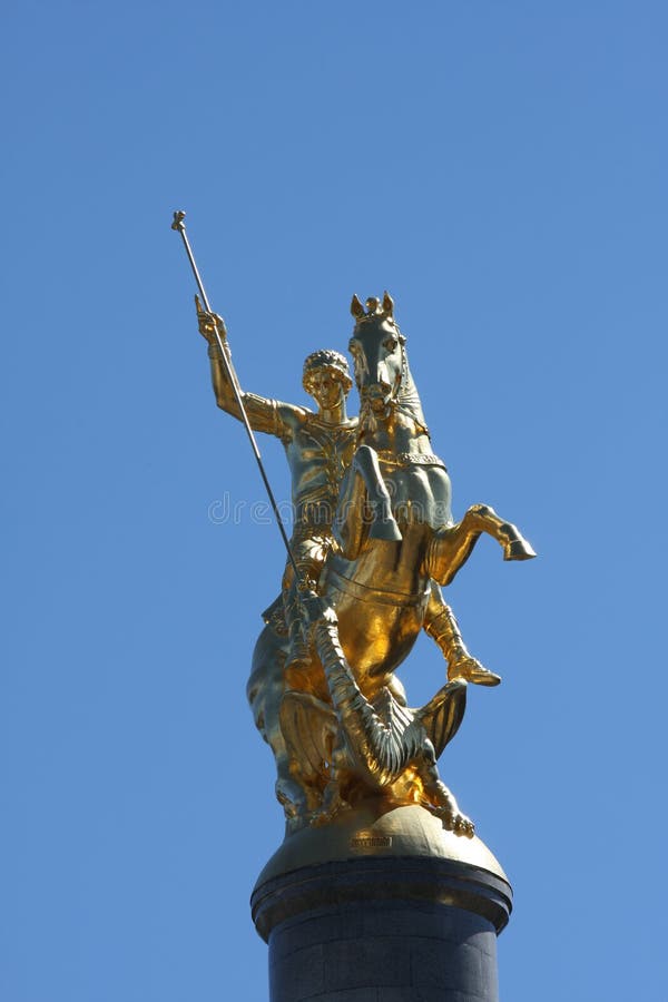 San George, San Di Patrono Della Georgia Fotografia Stock - Immagine di ...