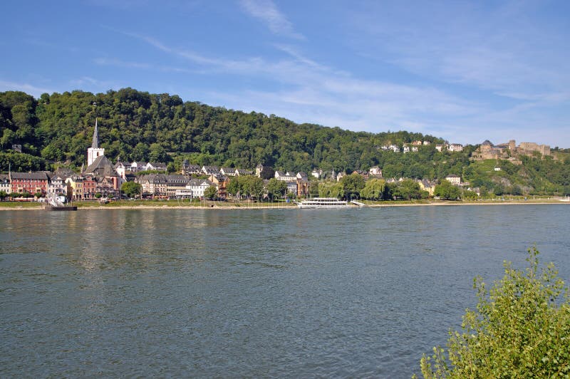 Roccia Di Loreley, Il Reno, Renania Palatinato, Germania Immagine Stock ...