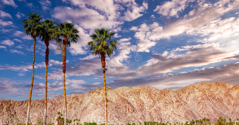 San Jacinto Mountain, Palm Springs, California Stock Photo - Image of ...